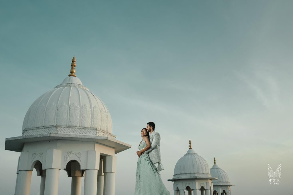 Capturing Romance: Post-Wedding Photoshoot at Kaldan Samudhra Palace, Chennai - MysticStudios